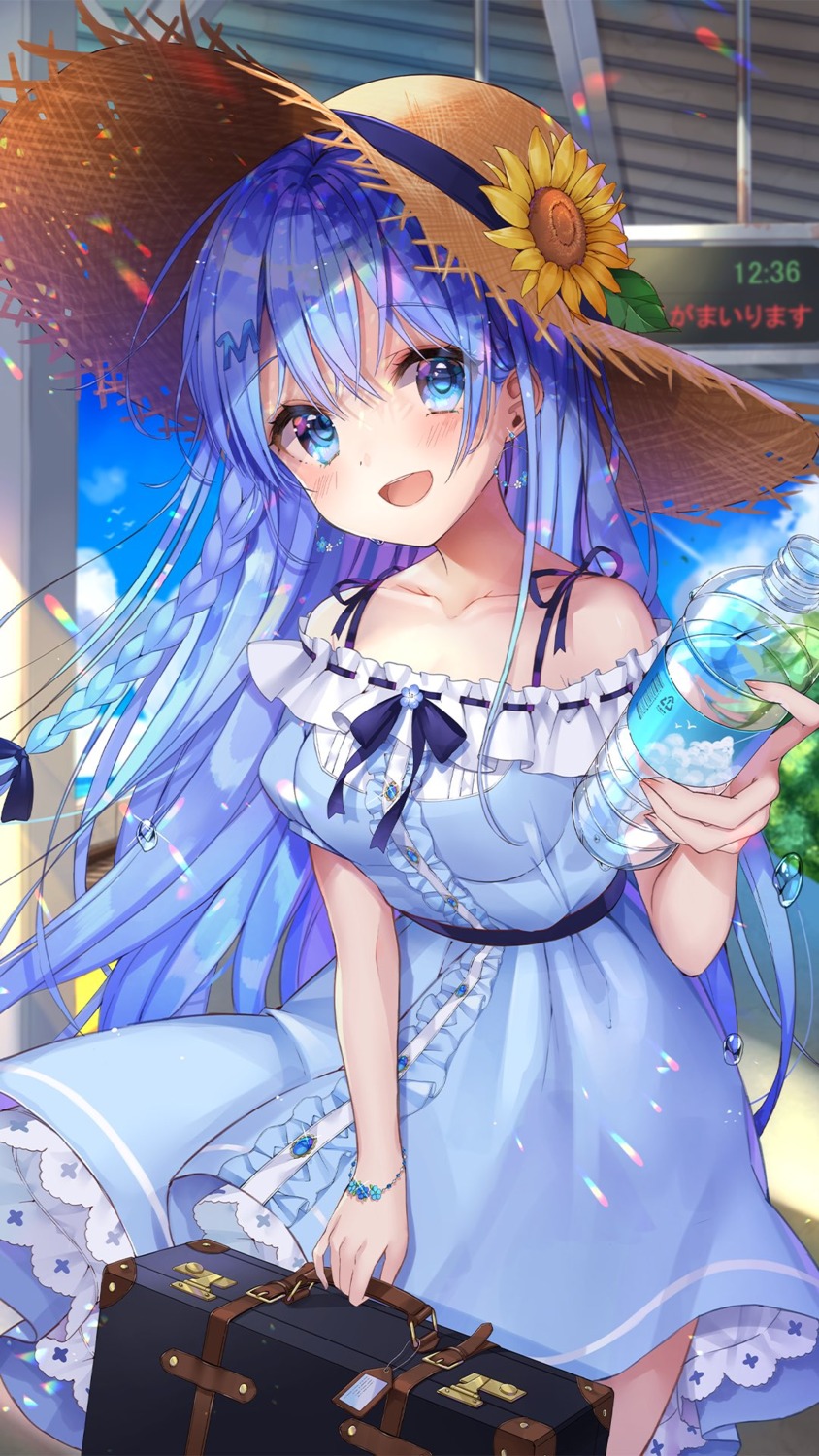 shiori (xxxsi) emori miku project dress skirt lift summer dress | #817634 | yande.re